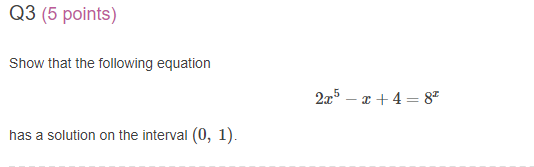 Solved Q3 (5 points) Show that the following equation 225 - | Chegg.com