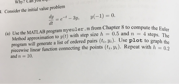 Solved Why? Can yuu Unp . Consider the initial value | Chegg.com
