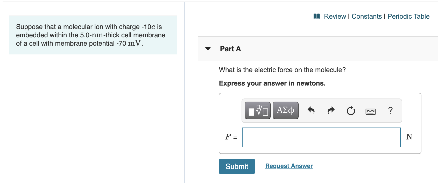 Solved II Review | Constants I Periodic Table Suppose that a | Chegg.com