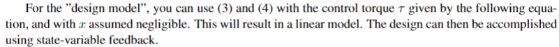 Solved Ball on Beam (BoB) Project Description of System The | Chegg.com