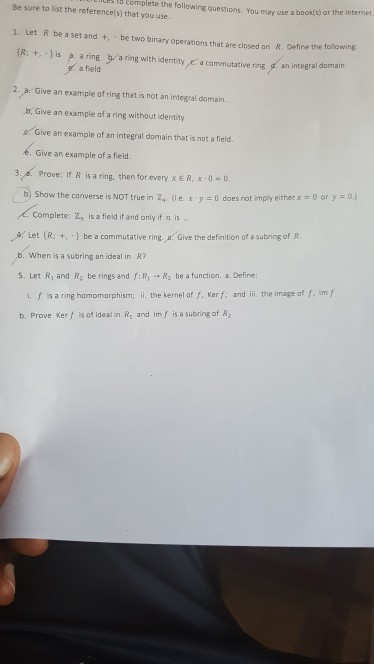 Solved need help with numbers 3b, and number 5 please..... | Chegg.com