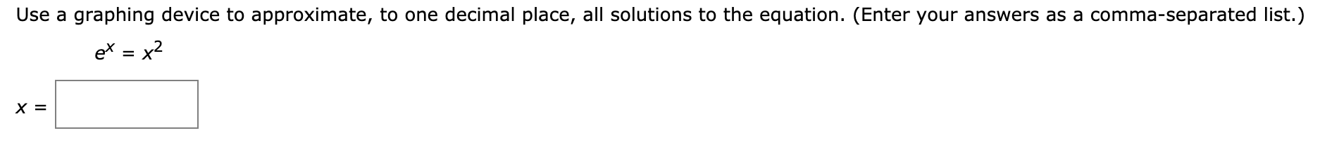 Solved Use a graphing device to approximate, to one decimal | Chegg.com