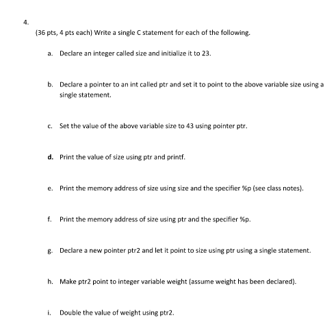 Solved 1. (25 pts) Consider the following program with only | Chegg.com