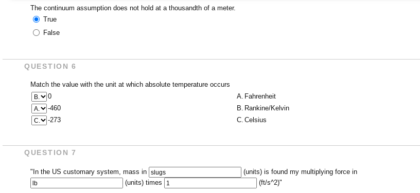 Solved The continuum assumption does not hold at a | Chegg.com