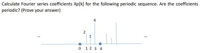 Solved Calculate Fourier series coefficients Xp[k] for the | Chegg.com