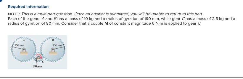Solved A) Determine the number of revolutions of gear C | Chegg.com