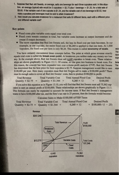 Solved 1. Suppose that Red Jett Sweets, on average, sells | Chegg.com