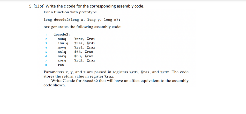 Solved 2. [4pt] leaq is different from movq instruction. | Chegg.com