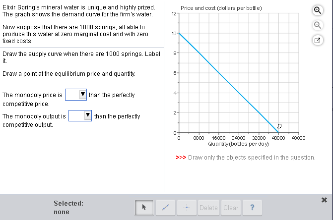Solved Price and cost (dollars per bottle) 12 a Elixir | Chegg.com