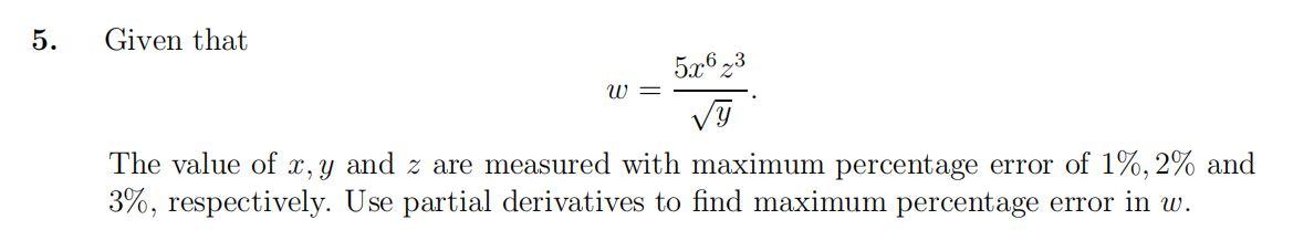 Solved 5. Given that 526 23 w The value of x,y and z are | Chegg.com