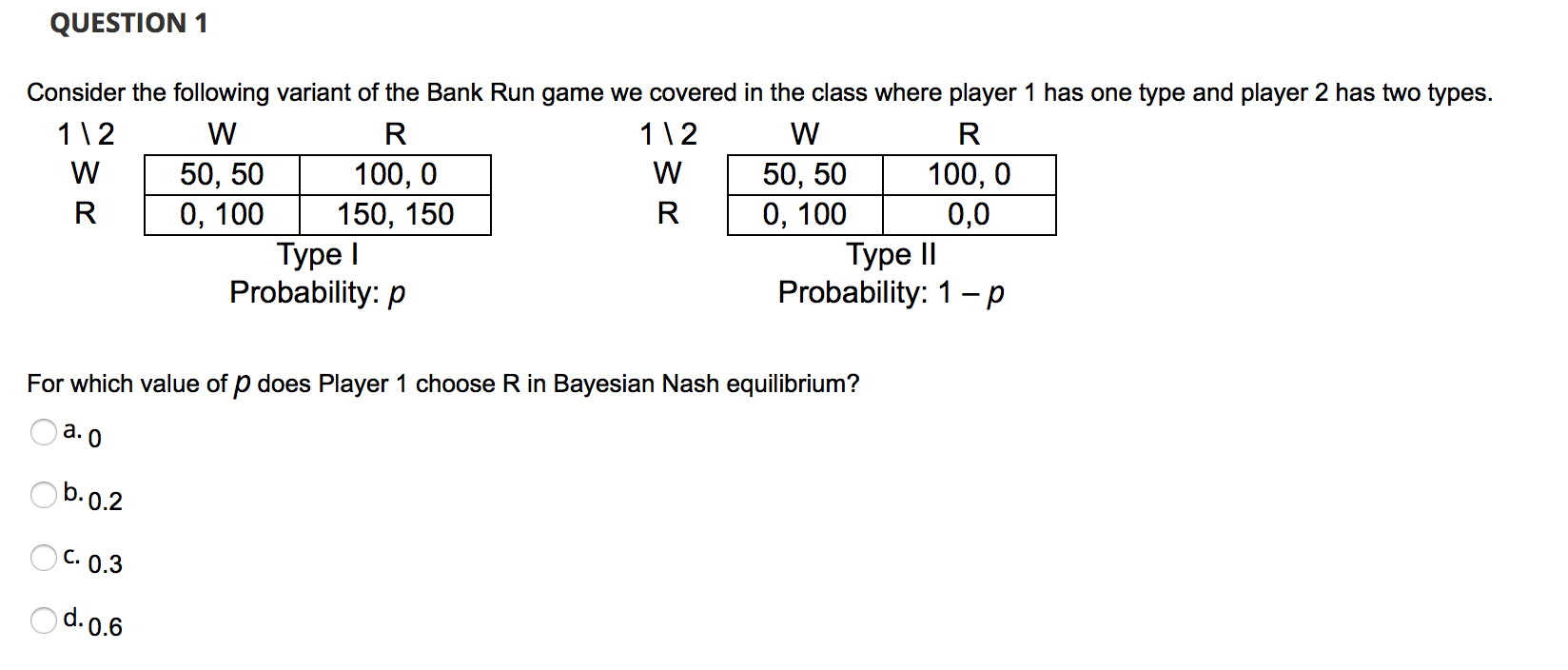 Solved QUESTION 1 Consider the following variant of the Bank | Chegg.com