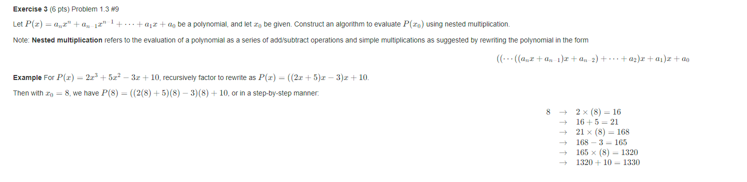 Solved Exercise 3 6 Pts Problem 1 3 9 Nlet