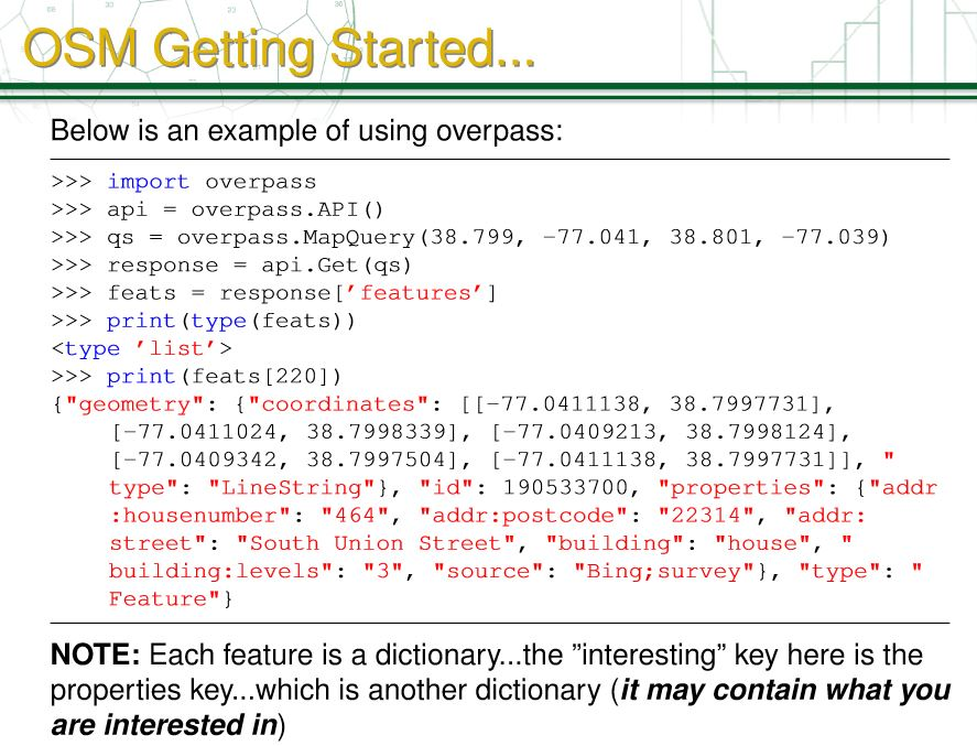 OSM Parsing. 1 This assignment will query | Chegg.com
