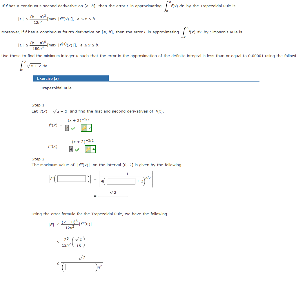 Solved If f has a continuous second derivative on [a, b], | Chegg.com