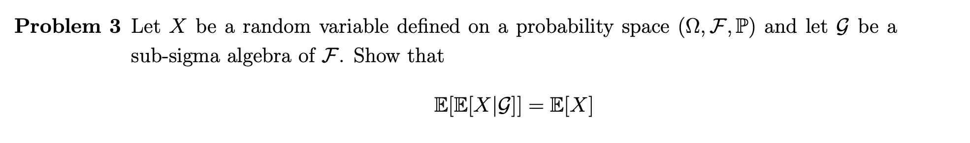 Solved Problem 3 Let X Be A Random Variable Defined On A 