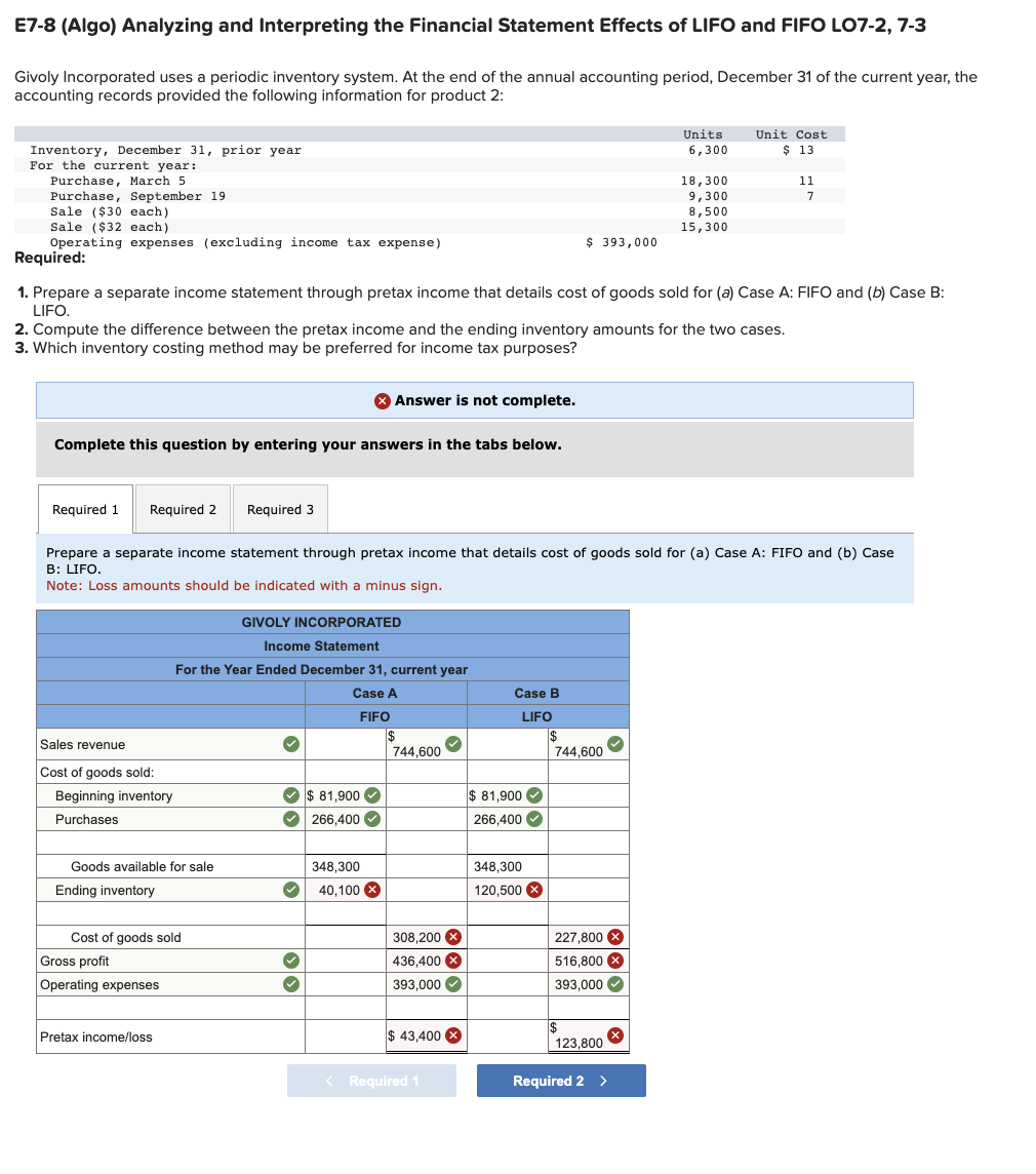 Solved E7-8 (Algo) Analyzing and Interpreting the Financial | Chegg.com