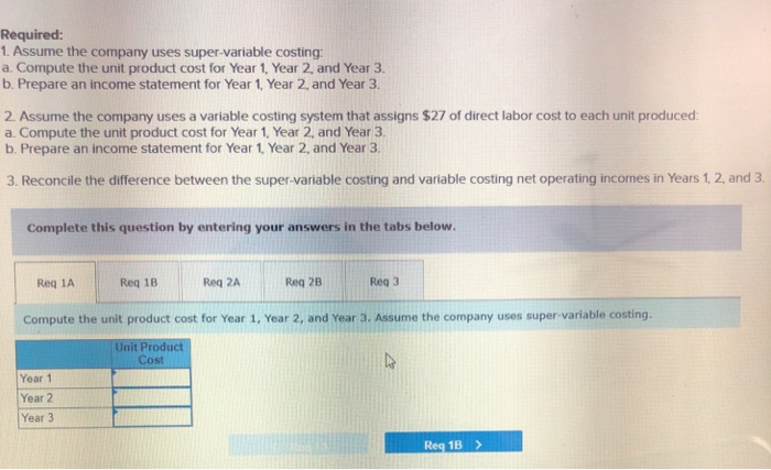 Solved Problem 6A-4 Super-Variable Costing and Variable | Chegg.com