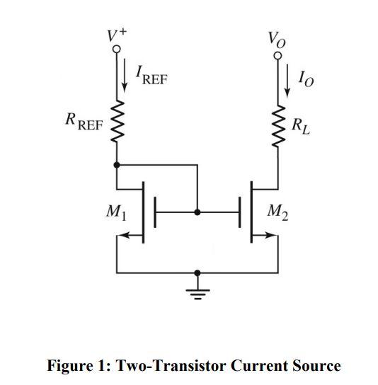 Solved 1 Design A Two Transistor Current Source Similar To