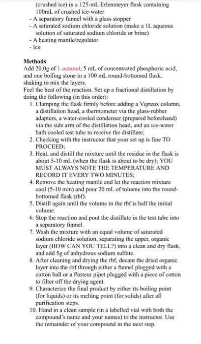 Write out the lab report and solve the equations. | Chegg.com