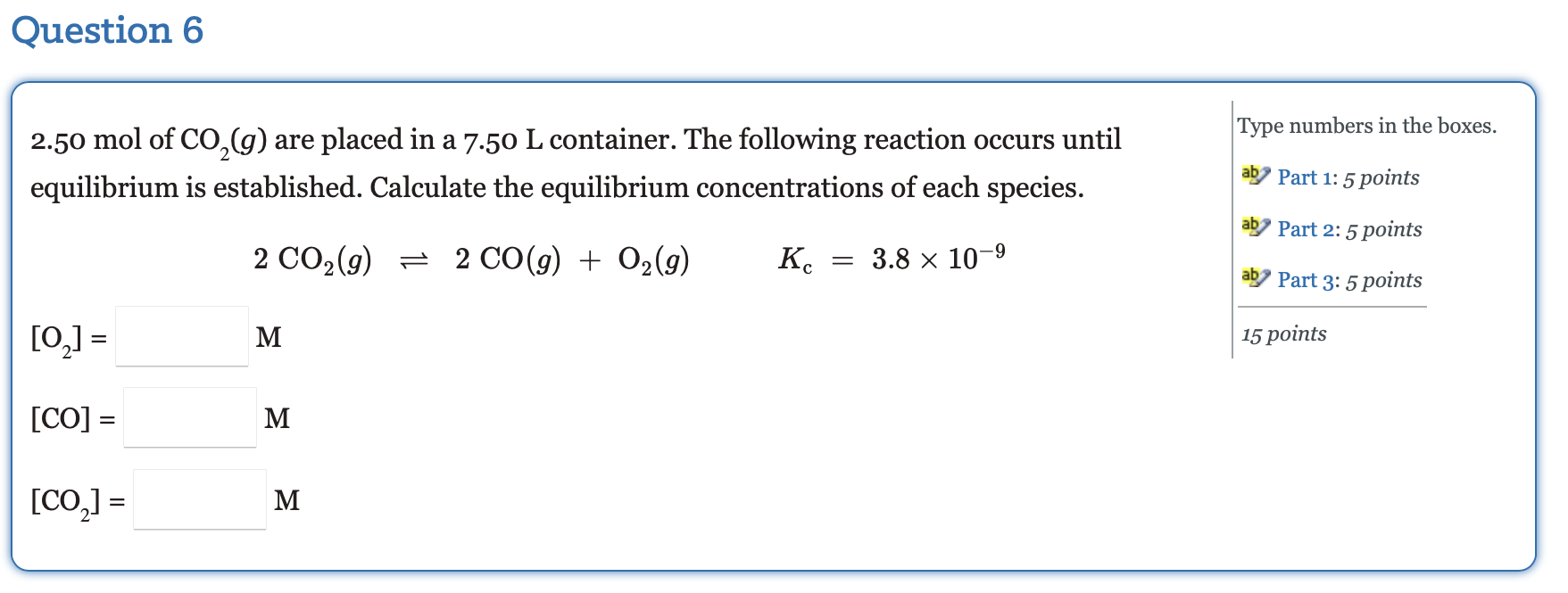 Solved 2.50 mol of \\( \\mathrm{CO}_{2}(\\mathrm{~g}) \\) | Chegg.com