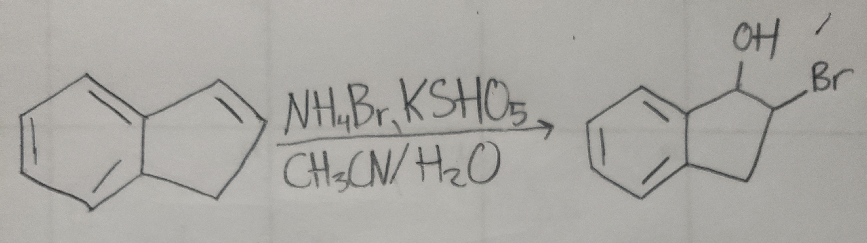 Solved What is the mechanism for this reaction? Indene ---> | Chegg.com