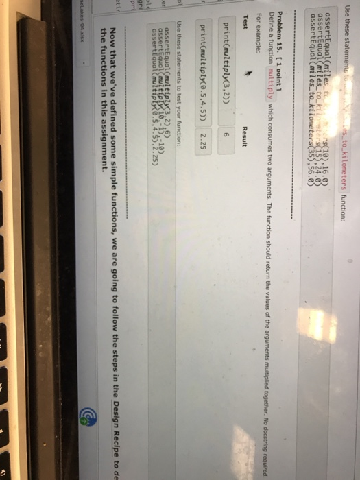 Solved Problem 13. [ 1 point 1 Define a function greeting | Chegg.com