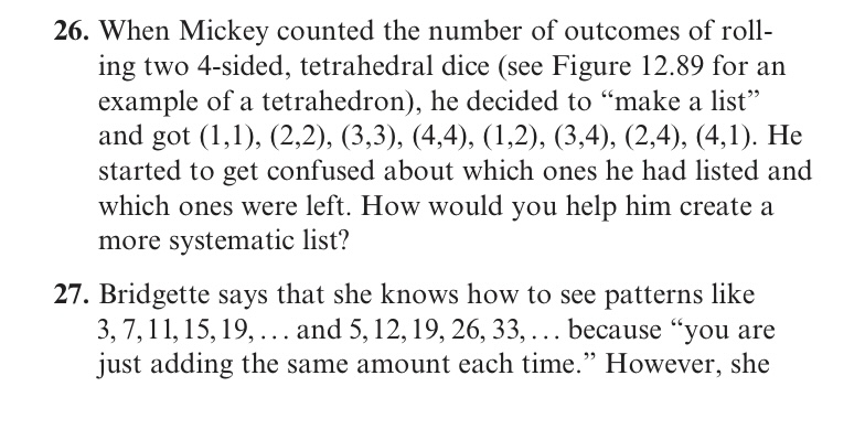 Solved 26. When Mickey counted the number of outcomes of | Chegg.com