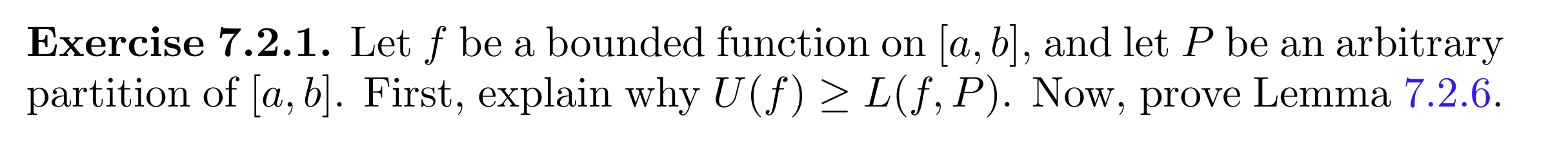 Solved Exercise 7 2 1 Let F Be A Bounded Function On [a B]