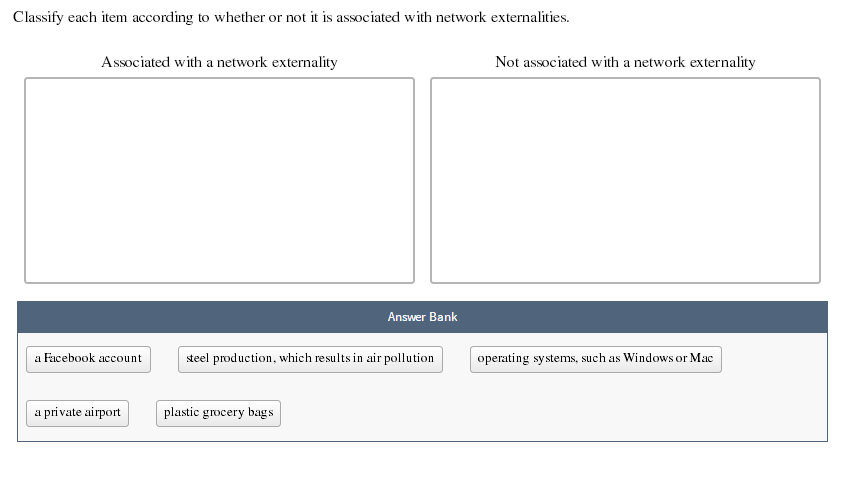 Solved Classify each item according to whether or not it is | Chegg.com