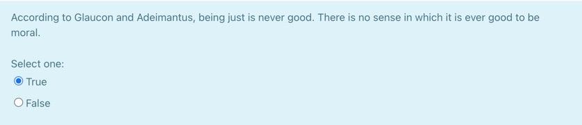 Solved According to Glaucon and Adeimantus, being just is | Chegg.com