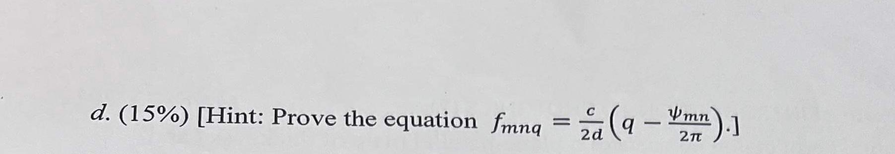 5 A According To The Scalar Diffraction Theory