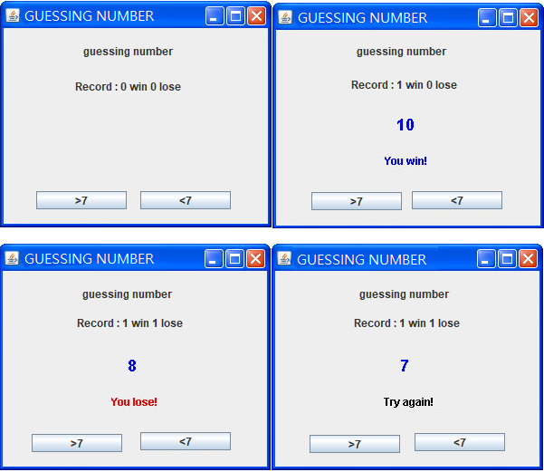Solved Please design a Java window program that uses random | Chegg.com