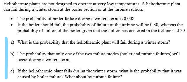 Solved Heliothermic plants are not designed to operate at | Chegg.com