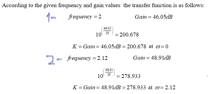 Solved Find the transfer function with zeta value | Chegg.com