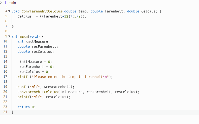 Solved I am trying to see what's wrong with my program in C | Chegg.com