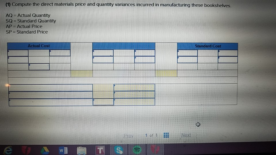 Solved SP-Standard Price Total variable overhead cost | Chegg.com