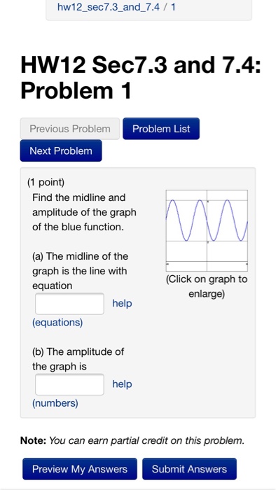 Solved hw12 sec7.3 and 7.4 and 7.4 1 HW12 Sec7.3 and 7.4 | Chegg.com