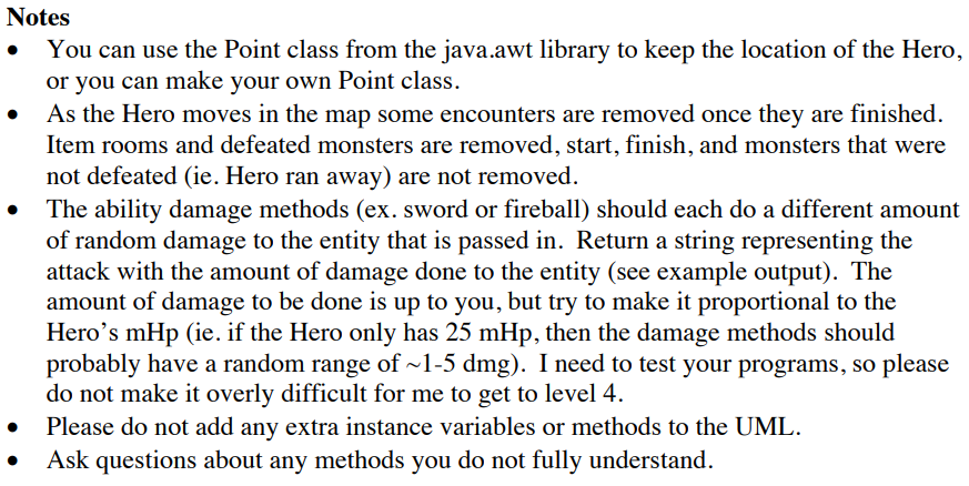 Solved (JAVA) Dungeons & Monsters Create a program that | Chegg.com