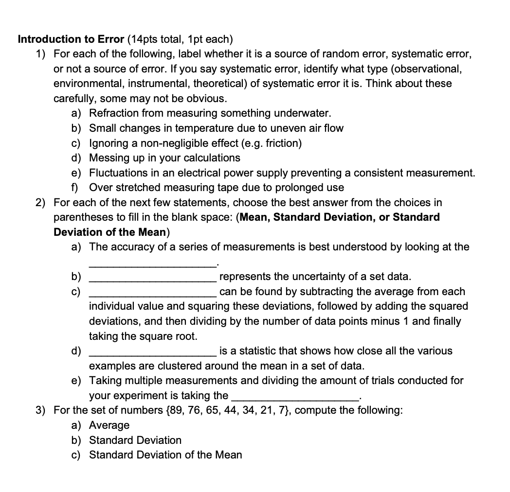 Phys 151L/170L - Physics I Laboratory Experiment: 3 | Chegg.com