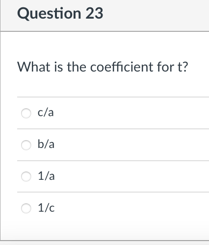 Transform the model to the form y = BO + B1x + ß2t. = | Chegg.com