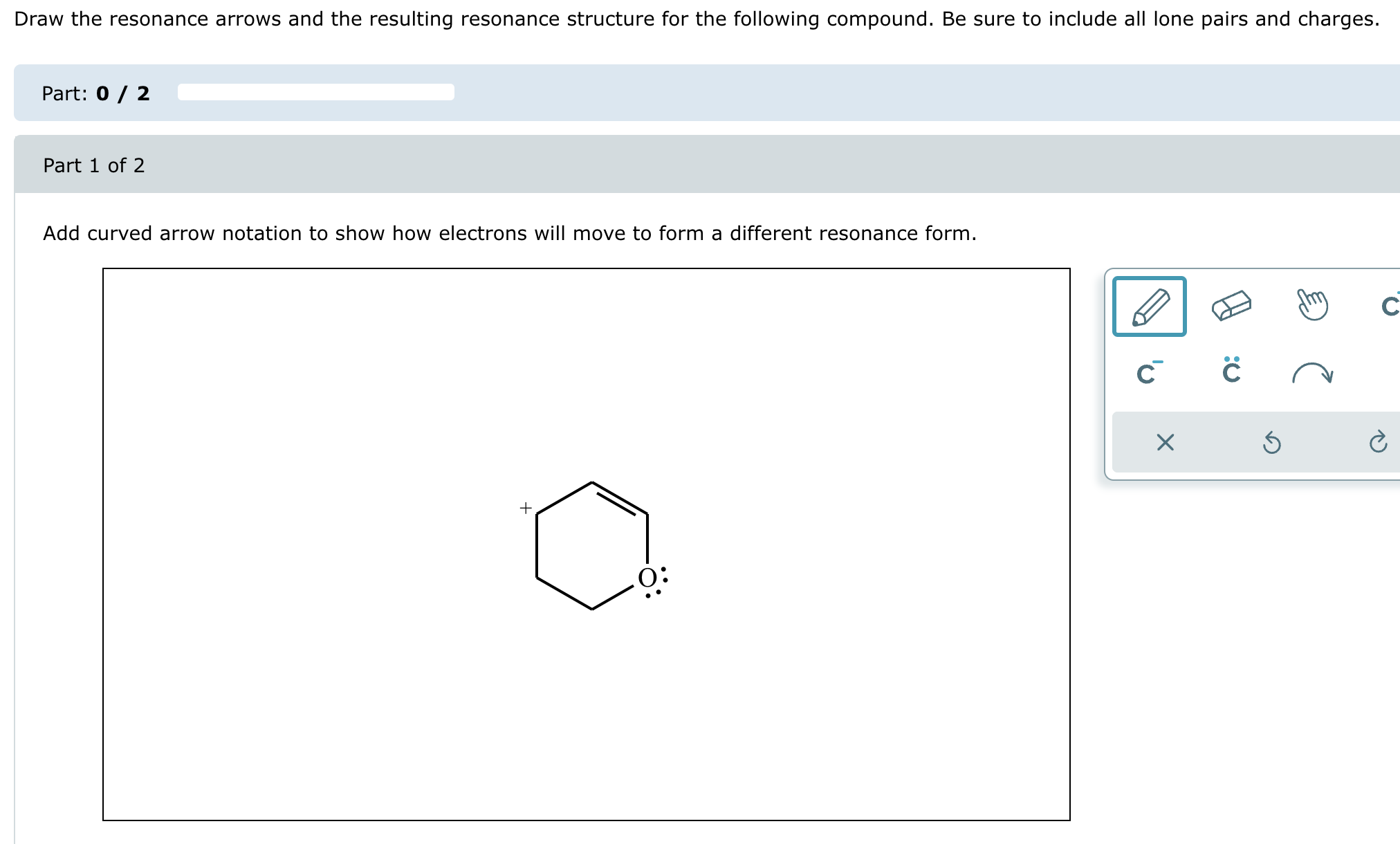 Solved Add curved arrow notation to show how electrons will | Chegg.com