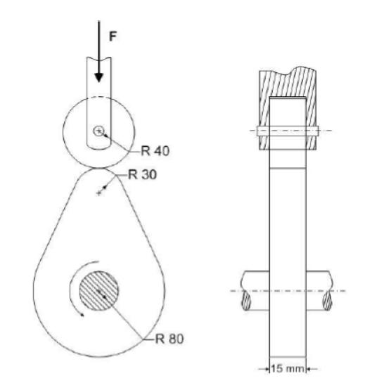 Solved 9. The figure below shows a rotating cam and follower | Chegg.com