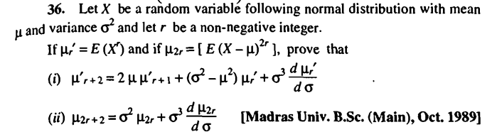36. Let X be a random variable following normal | Chegg.com