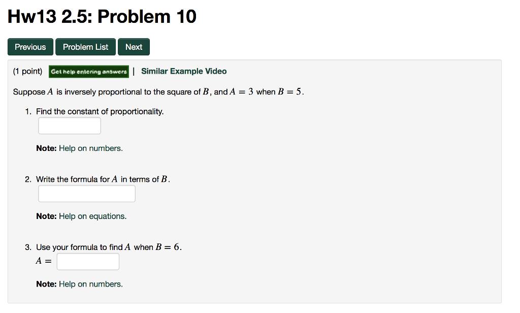 Solved Hw13 2.5: Problem 10 Previous Problem List Next (1 | Chegg.com