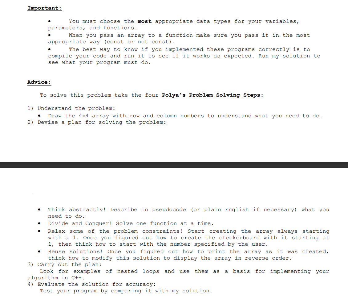 Solved Practice program 2 Write a C++ program that creates a | Chegg.com