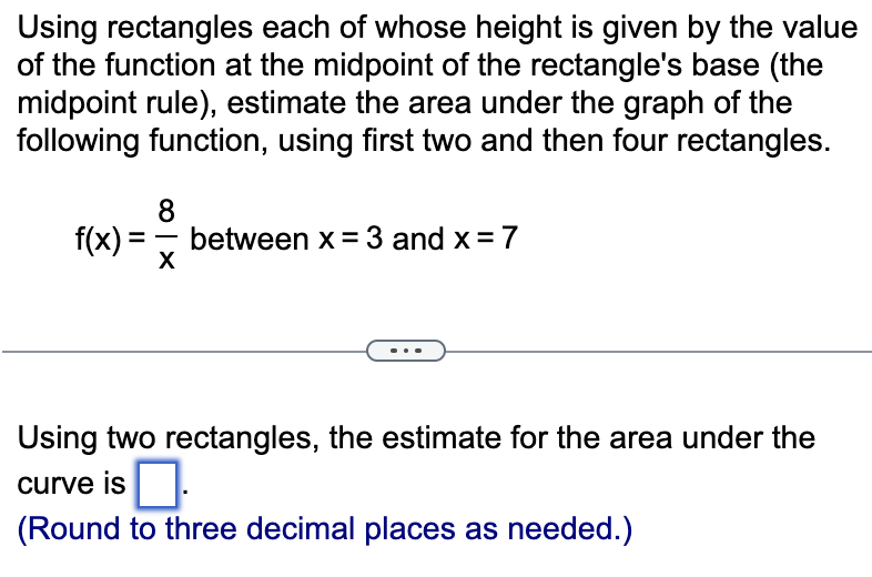 Solved Using rectangles each of whose height is given by the | Chegg.com
