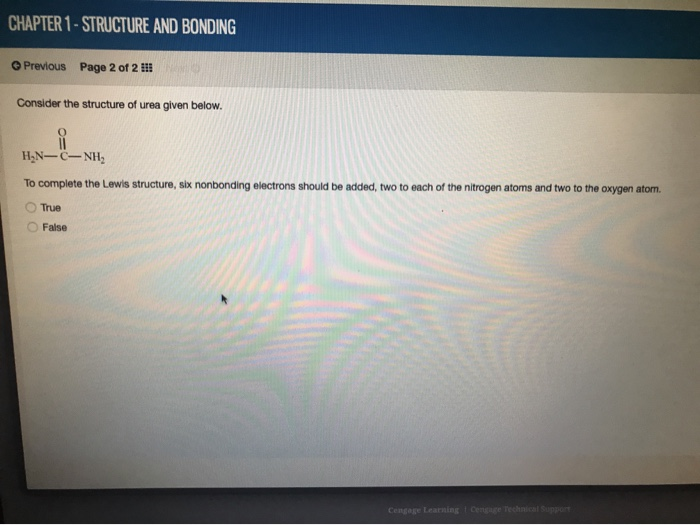 Solved CHAPTER 1 - STRUCTURE AND BONDING Previous Page 2 of | Chegg.com