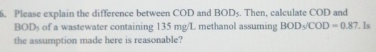 Solved 16. Please explain the difference between COD and | Chegg.com