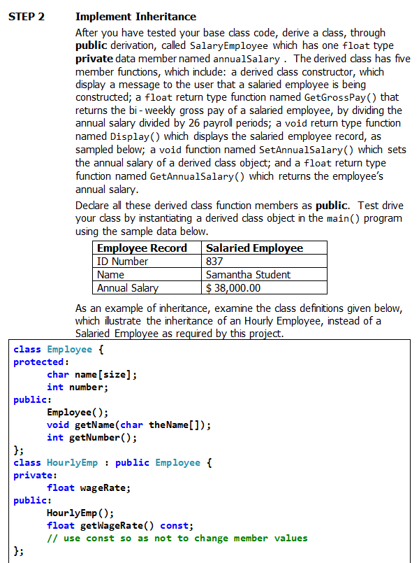 Solved PROJECT DESCRIPTION Write a program that contains two | Chegg.com