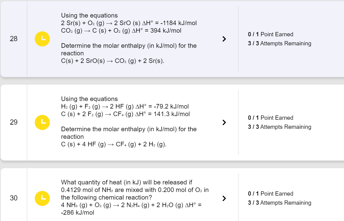 Solved Using the equations 2Sr(s)+O2( g)→2SrO(s)ΔH∘=−1184 | Chegg.com